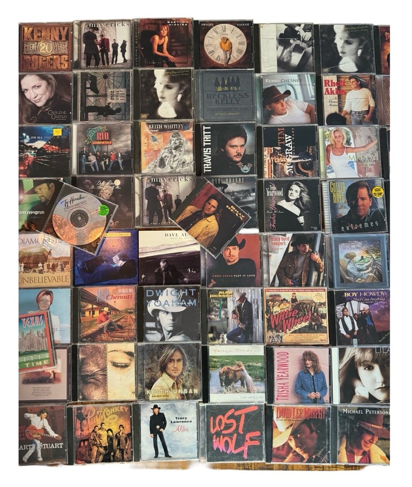 LOT OF 108 Country CDs - Classic & Modern - Used Bulk Wholesale - GUC ...