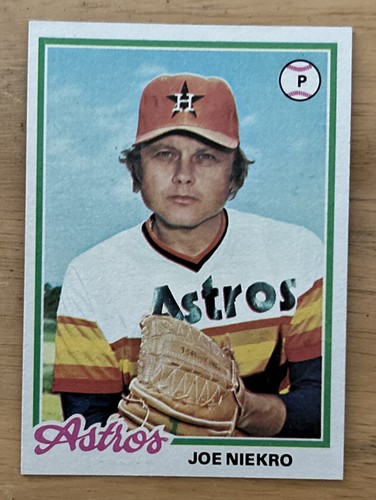 1979 Topps Joe Niekro Baseball Card #68 Astros HOF Pitcher High-Grade ...