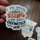 10 Sarcastic Phrase Saying Stickers, Planner Sticker Sheet, Funny ...