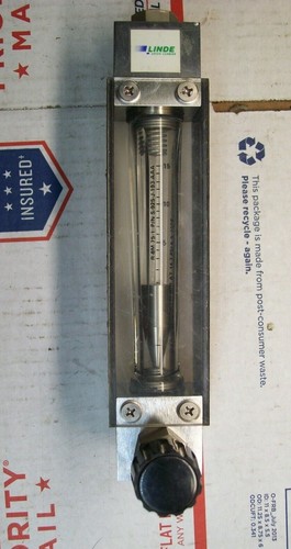 UNION CARBIDE LINDE R-8M-75-1 GLASS TUBE FLOW METER S-925-J-193-AAA | eBay