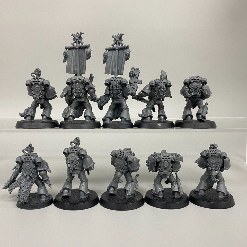 10 GREY HUNTERS SPACE WOLF WOLVES SPACE MARINES WARHAMMER 40,000 40K ...