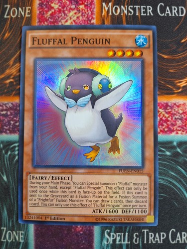 Yu-Gi-Oh! TCG Fluffal Penguin FUEN-EN015 Super Rare 1st Edition Near ...