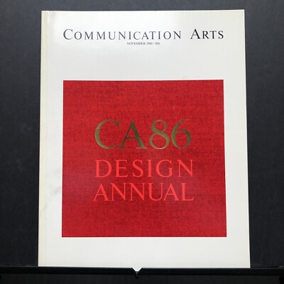 Communication Arts Magazine #188 Vol 28, No 6 CA86 Design Annual August ...