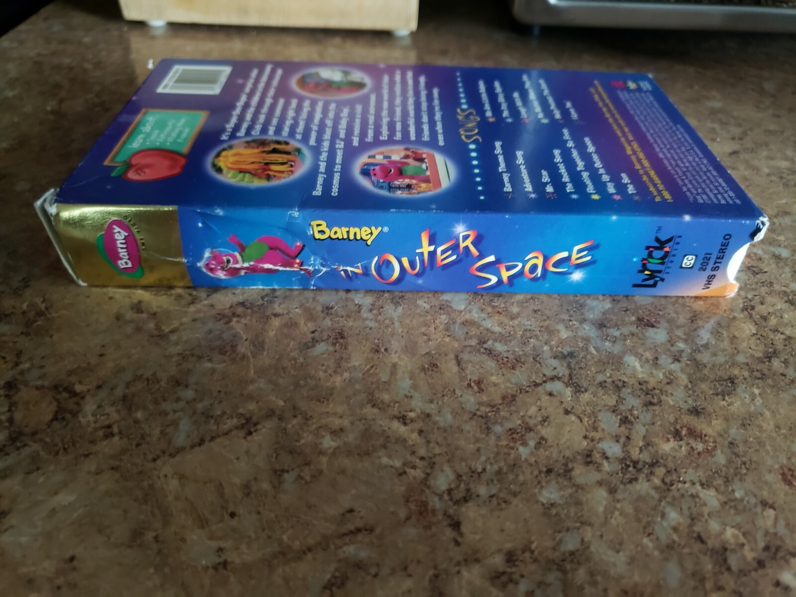 Barney in Outer Space (VHS, 1997) Video WHITE TAPE Never Seen On TV ...