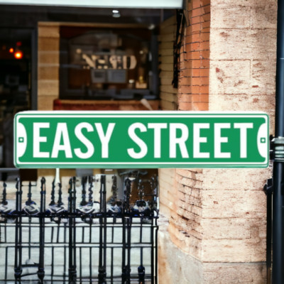 Easy Street Road Sign / Retro Vintage Street Signs Living On Easy ...