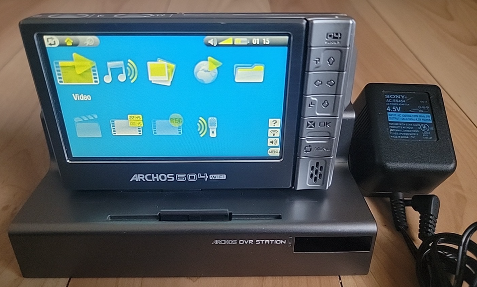 Archos 604 Digital Media Player WiFi 4.3" Portable & DVR Station ...