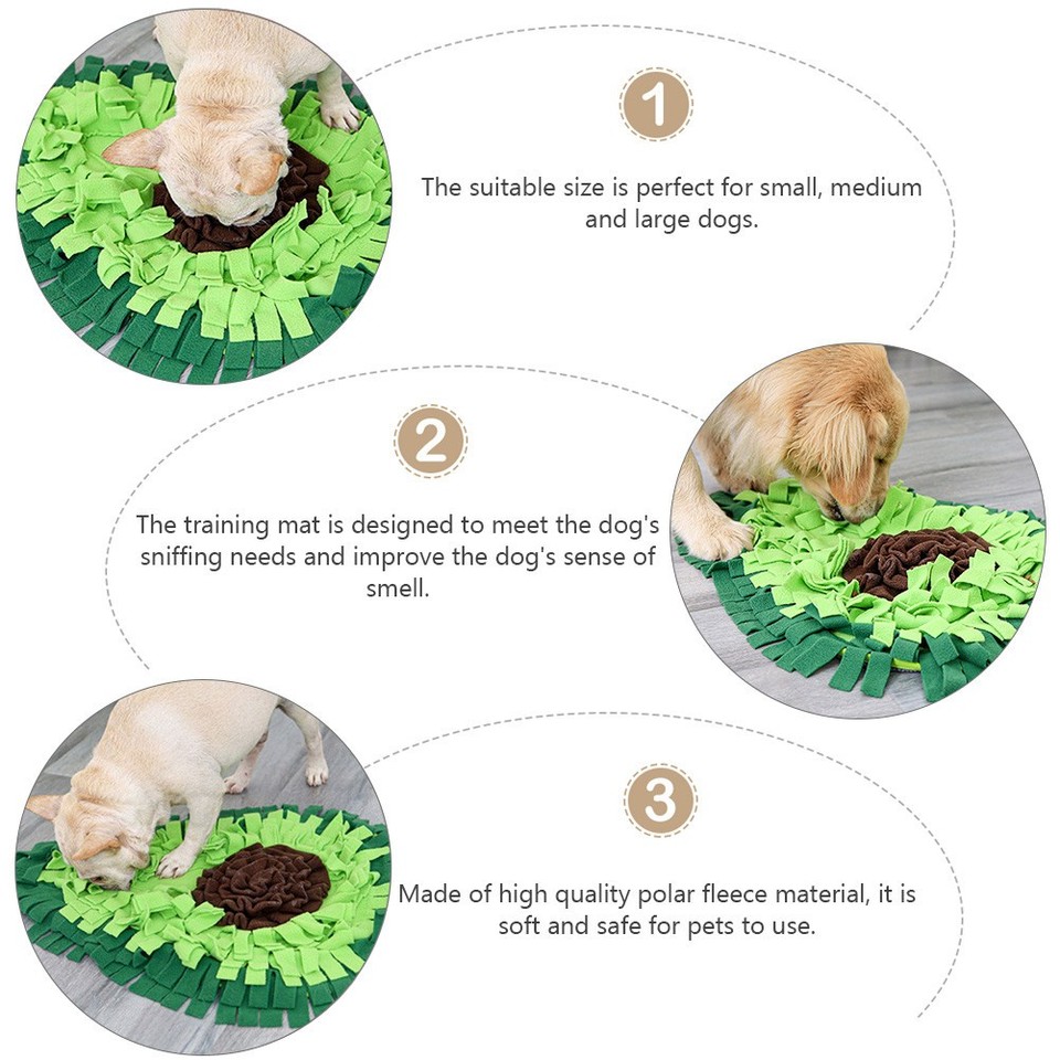 1Pc Adorable Pet Feeding Training Mat Pet Sniff Pad Slow Food Feeding ...