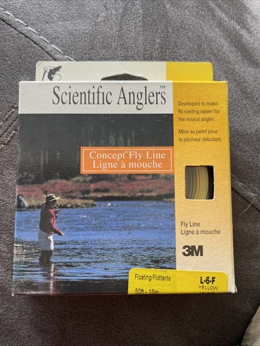 SCIENTIFIC ANGLERS CONCEPT Fly Line Floating/Flottante 50ft-15m L-6-F ...