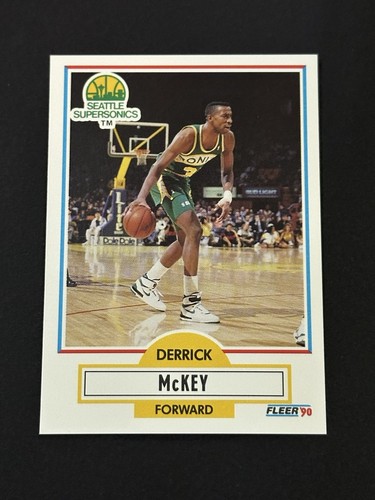 1990-91 Fleer Derrick McKey #180 Seattle SuperSonics (X) | eBay