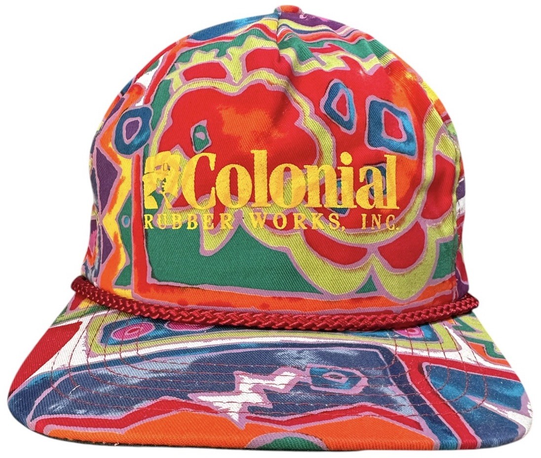 1990s Vintage Colonial Rubber Works Inc Colorful Snap… - Gem