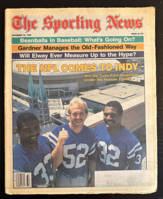 The Sporting News 9/10/1984 - Indianapolis Colts and the Hoosier Dome ...