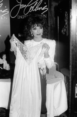 Joan Collins at Maxims for the launch of her Joan Collins Linger - Old ...