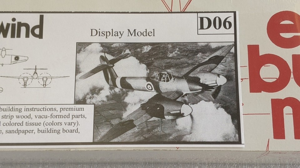 Easy Built Models WESTLAND WHIRLWIND 1/18 Scale Display Model Plane Kit ...