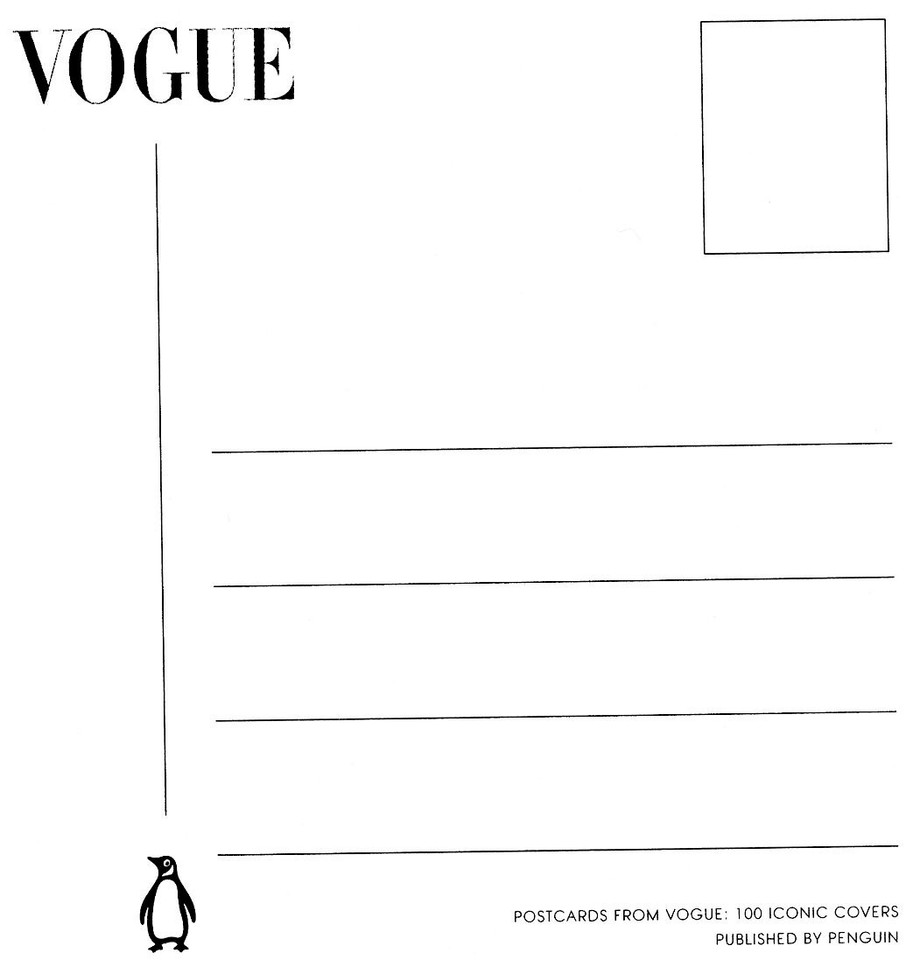 Vogue Magazine Cover, December 1953, by Erwin Blumenfeld--POSTCARD | eBay