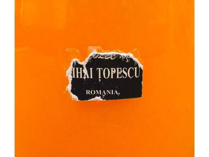 Mihai Topescu Romania Signed Vintage Colorful Hand Blown Art Glass Face ...