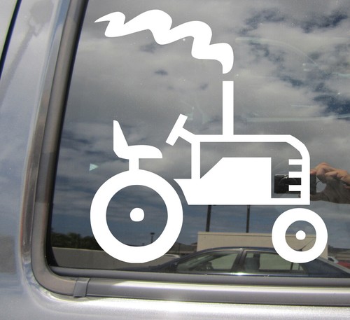 Tractor - Farmer Farming Vintage - Car Auto Window Vinyl Decal Sticker ...