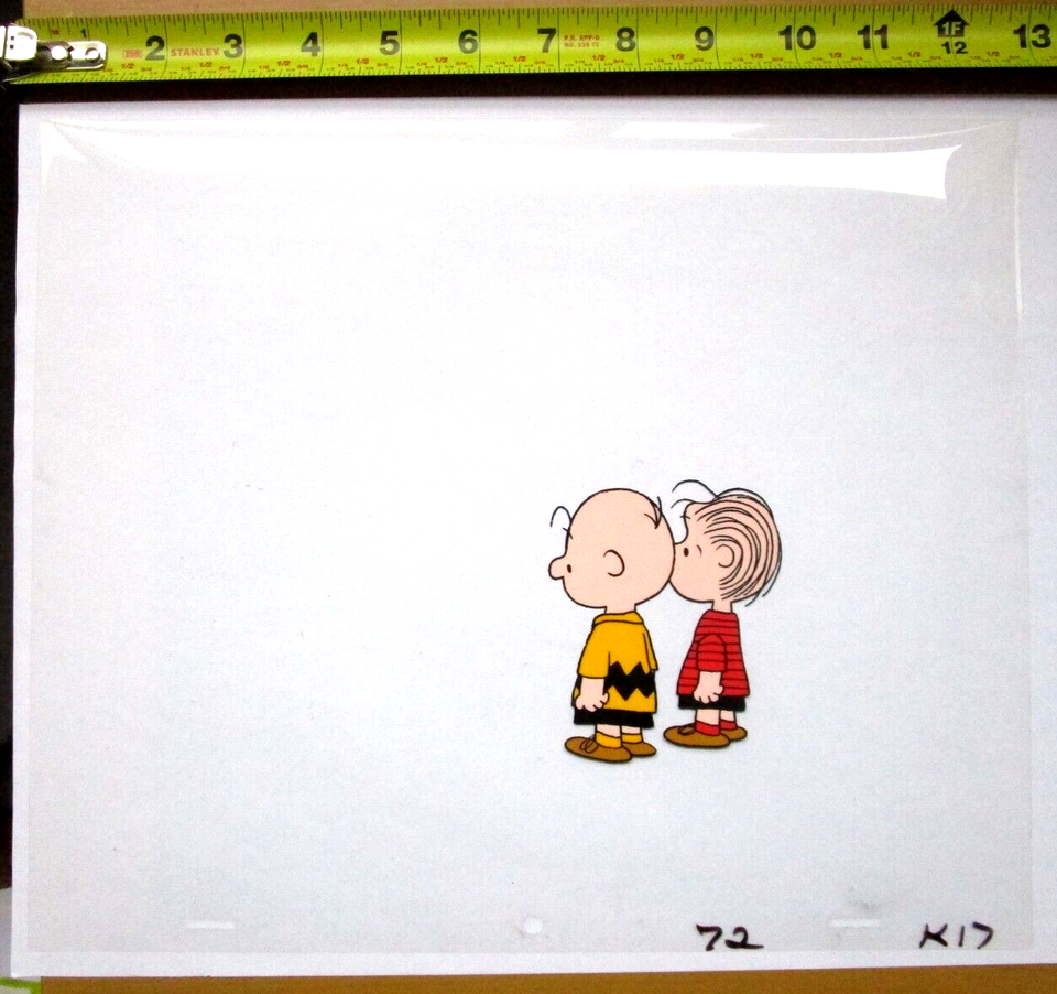 1980's PEANUTS CHARLIE BROWN + LINUS Charles Schulz ORIGINAL PRODUCTION ...