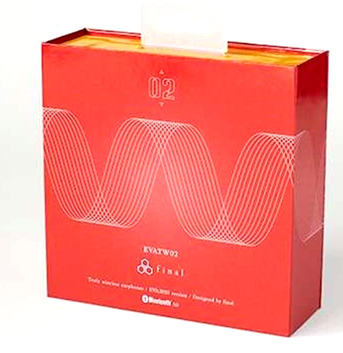 Final Audio EVANGELION True Wireless Bluetooth Earbuds Headphones RED ...