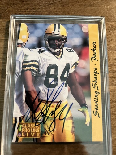 1993 Classic Pro Line Sterling Sharpe Autograph | eBay