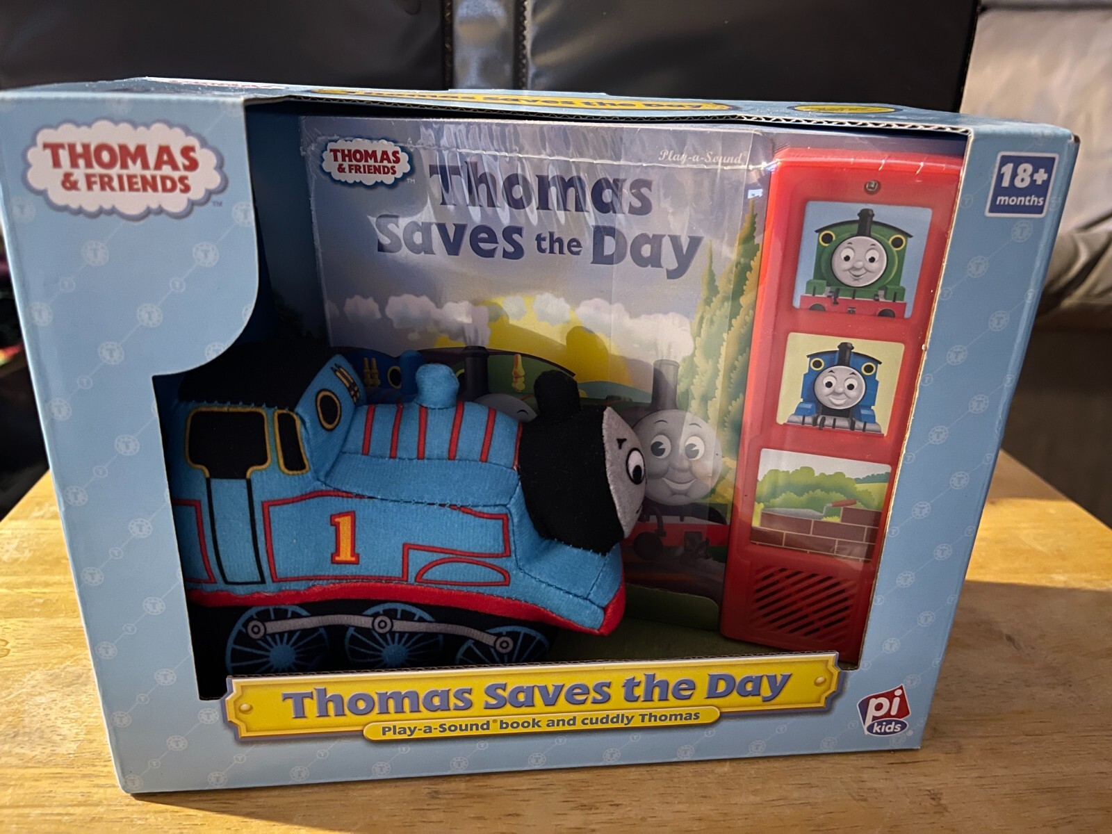 Thomas Saves The Day Play-a-Sound Book & Squeezable Plush - New In ...
