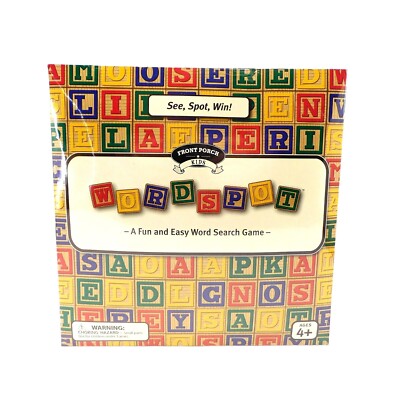 Word Spot Word Search Game Ages 4+ Homeschool Aid | eBay