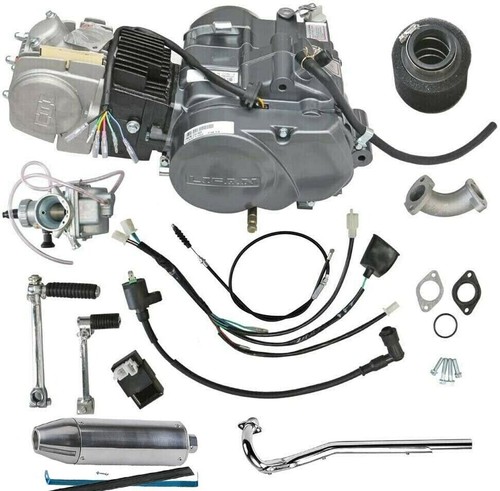 Lifan 140cc Engine Motor Exhaust Pipe Kit For Dirt Pit Bike Honda Z50 ...