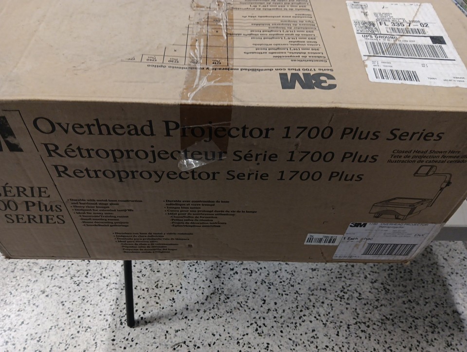 New In Box 3M OVERHEAD PROJECTOR 1700 PLUS SERIES 1780 Doublet Lens ...