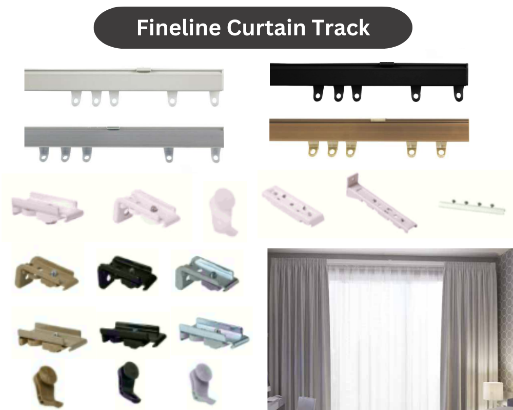 Aluminium Curtain Track Bay Window