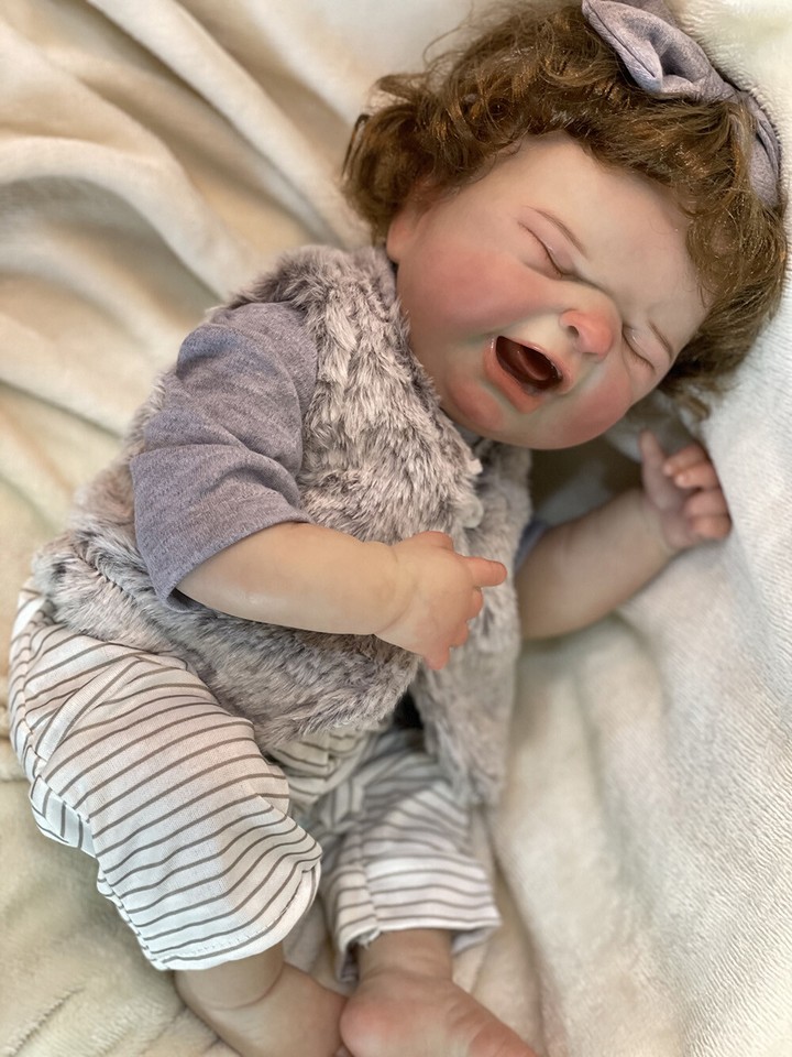 18in Maria Baby Reborn Doll Full Vinyl Body Lifelike Handmade Newborn ...