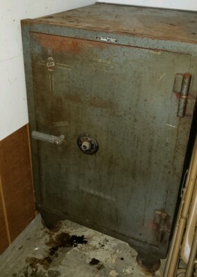 Antique Herring, Hall, Marvin Safe Co. Floor Safe from Circa 1920 in NE ...