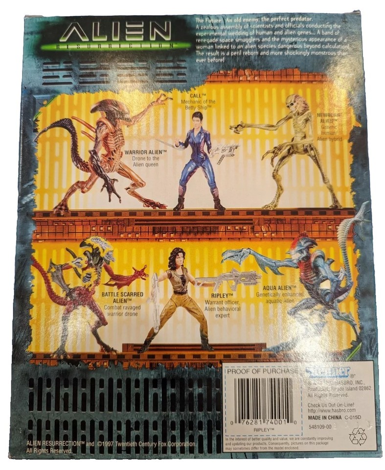 Alien Resurrection RIPLEY 6" Action Figure Hasbro Signature Series 1997 ...