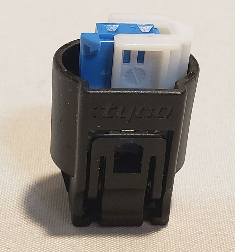 BMW Tyco 2 Port Slot Pin Wire Wiring Harness Plug Connector Housing ...