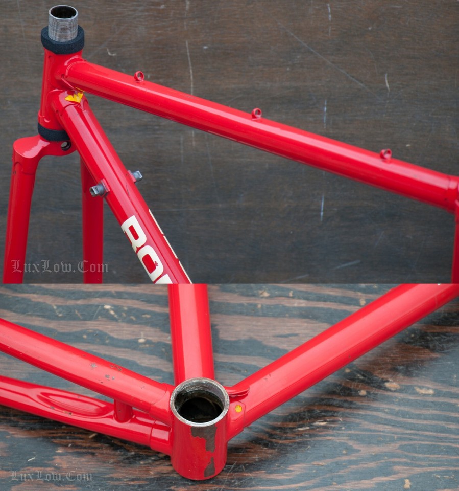 Vintage 49cm Ron Cooper RoadBike FRAME FORK Lugged Steel Tour Bicycle ...