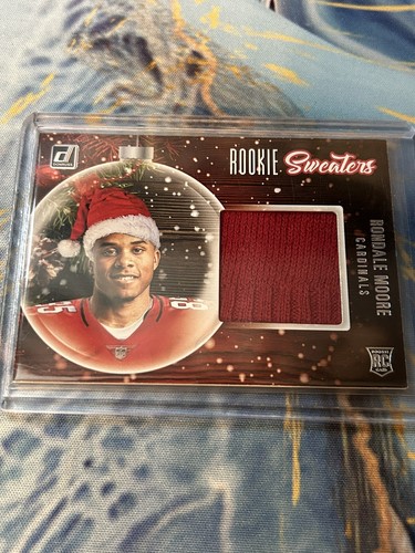 Rondale Moore 2021 Donruss Rookie Sweaters Patch RC Arizona Cardinals # ...