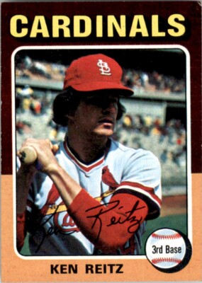 1975 Topps Baseball Mini Ken Reitz St. Louis Cardinals #27 | eBay