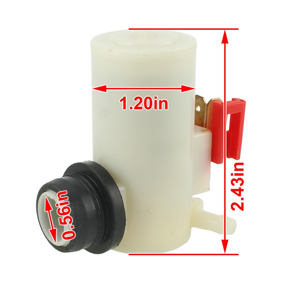 For Windscreen Windshield Washer Fluid Pump Acura Honda Subaru 76806 ...