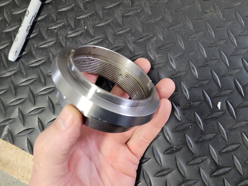 Drawtube Nut for Kitagawa chuck B 210, Samchully HS 10, M78 P2 thread ...