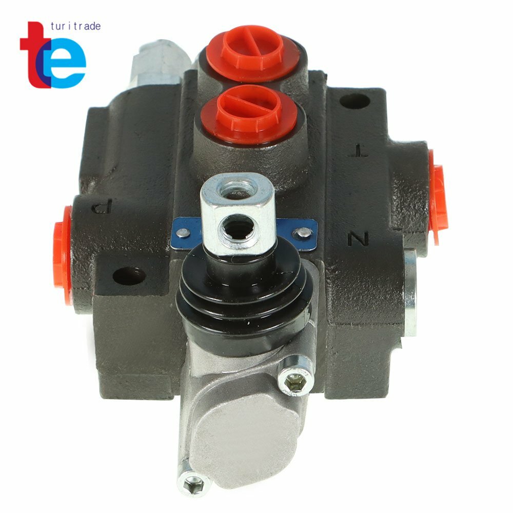 1 Spool Hydraulic Directional Control Valve 11 GPM Monoblock Double ...