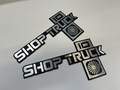 SHOPTRUCK 10 Emblems x2 CNC Billet C10 LS1 LS2 LQ4 C20 C30 Emblem K5 ...
