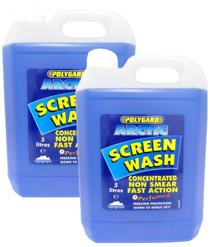 2x Polygard - Arctic Screenwash Concentrated Screen Wash Polyguard Non ...