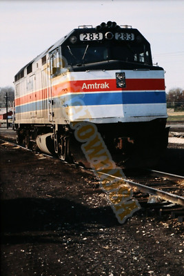 Vtg 1979 Train Slide 283 AMTK Amtrak Engine X4L037 | eBay