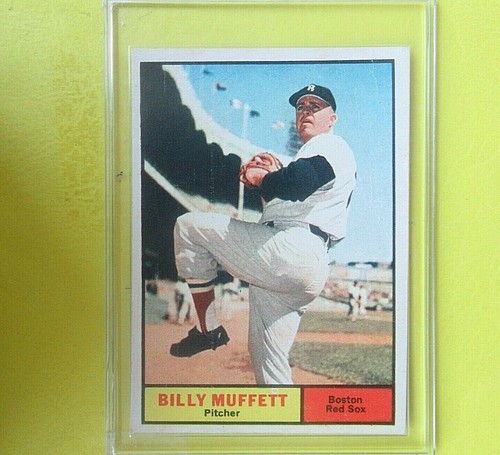 BILLY MUFFETT 1961 VINTAGE Topps #16 Pitcher Boston Red Sox | eBay