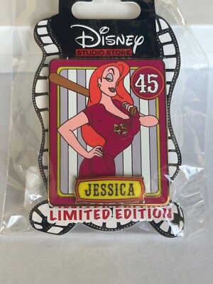 Rare Disney Studio Jessica Rabbit Baseball LE Pin LE 300 Hollywood new ...