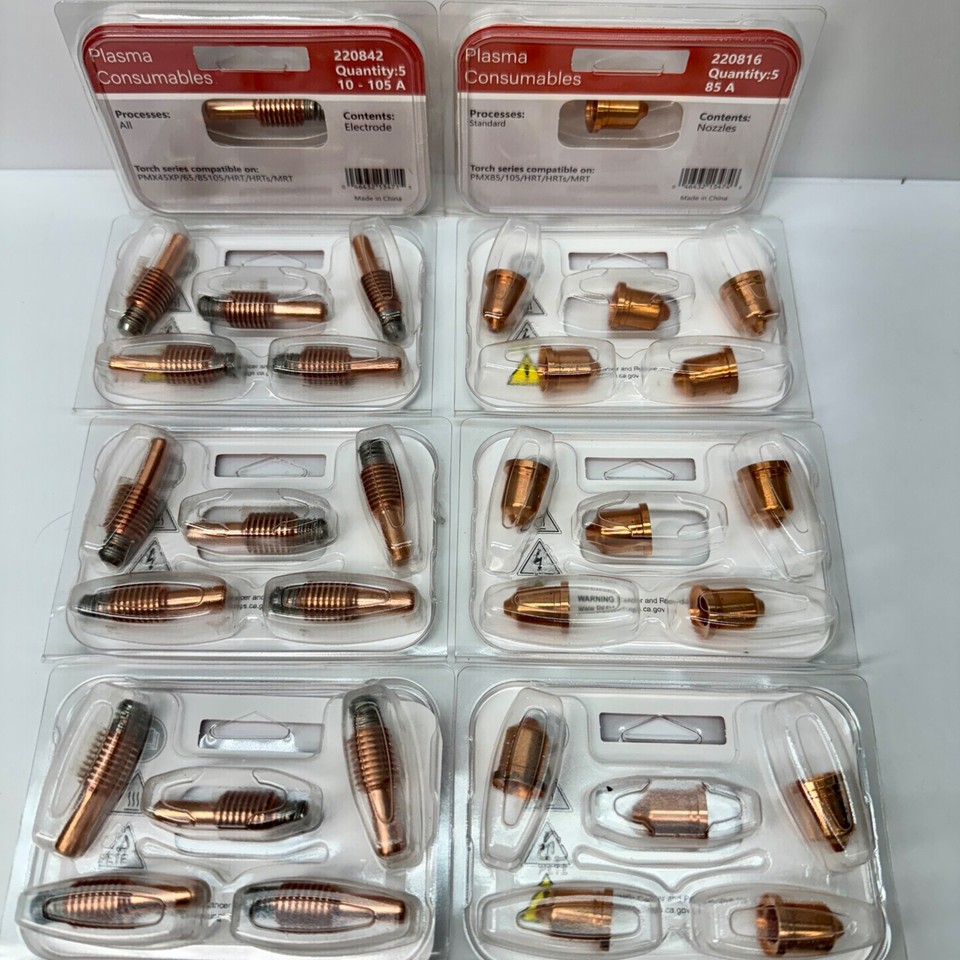 KEMAO 220816 85A Nozzles : 20 Pcs & 220842 10-105A Electrode: 20 Pcs ...