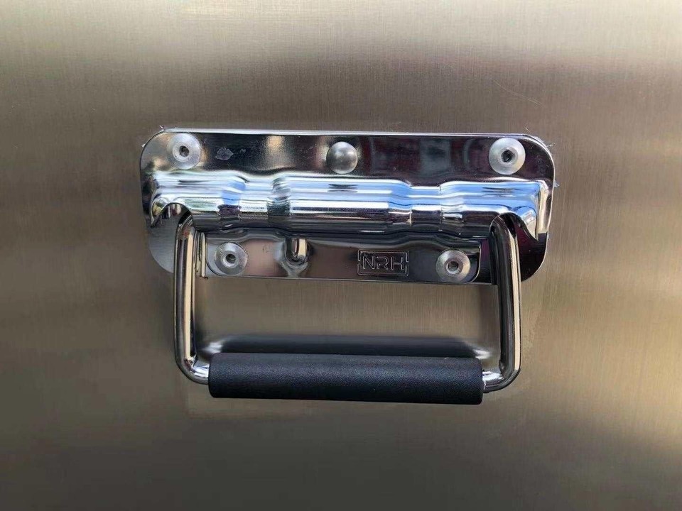 Customized Stainless Steel Food Drinks Ice Cream Cold Cooler Box Push ...