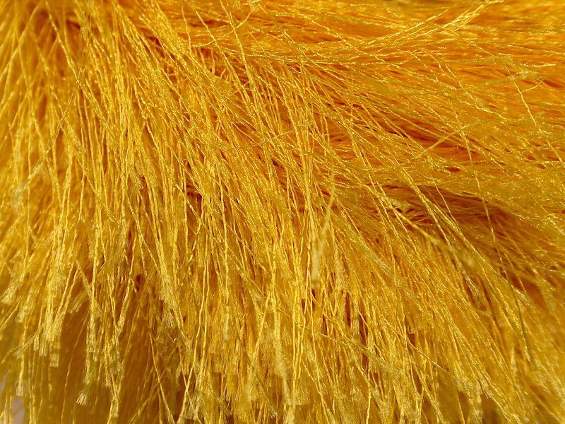 38Yd Canary Yellow Extra Long Eyelash Yarn Luxurious Packers Gold Fun ...