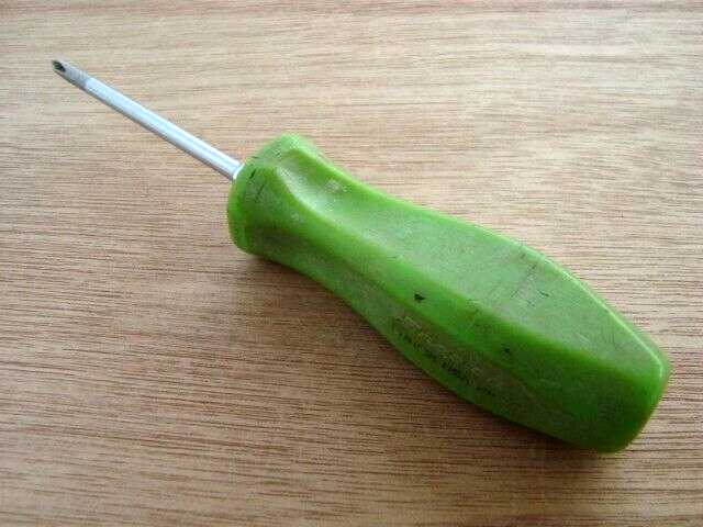 SNAP ON SDDP31 #1 PHILLIPS SCREWDRIVER / 3" LONG BLADE / HARD GREEN ...