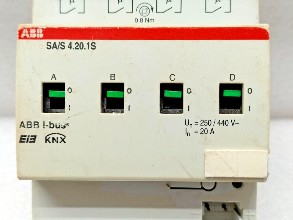 ABB SA/S4.20.1S SWITCH ACTUATOR 4F,20A ,2CDG110048R0011 | eBay