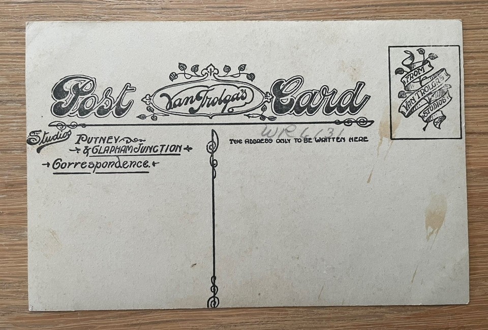 Vintage RP Postcard Brother & Sister Portrait by E. Van Trolga`s Studio ...