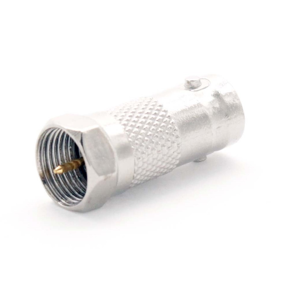 10 Pcs BNC Female Jack to F Type Male Coaxial Coax Cable Plug Adapter ...
